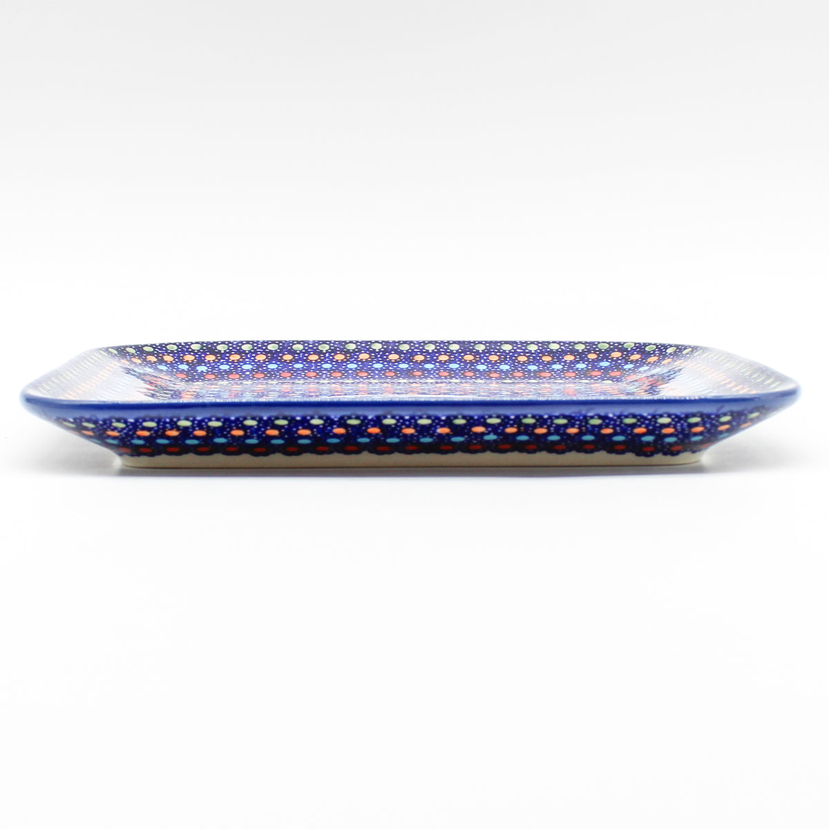 Square Sushi Plate 8.5" in Multi-Colored Dots – Janelle Imports