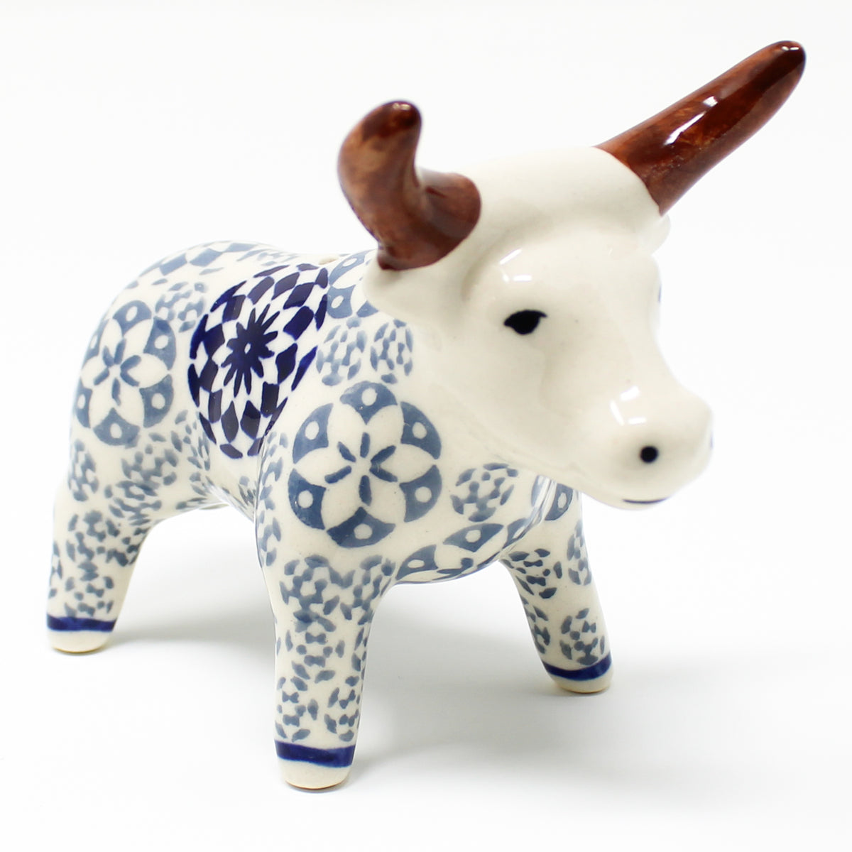 Bull-Ornament in Winter Wonderland – Janelle Imports