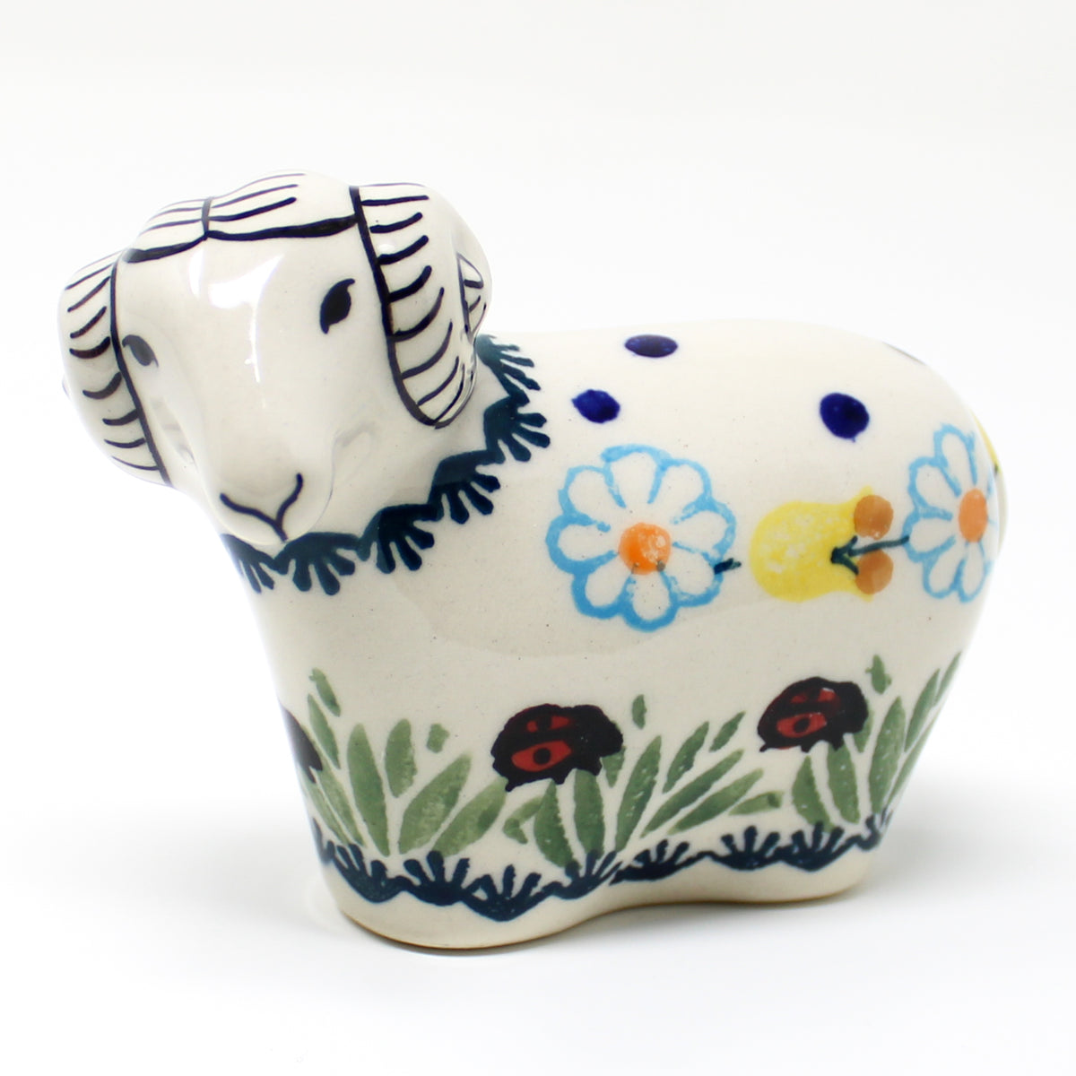 Easter Ram - Miniature in Ladybugs – Janelle Imports
