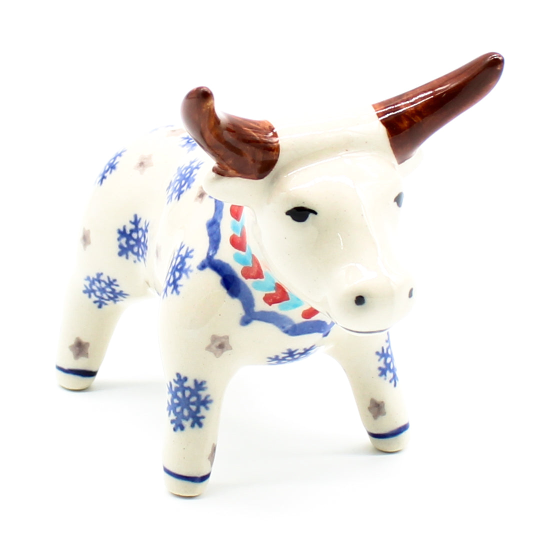 Bull-Ornament in Falling Snow – Janelle Imports