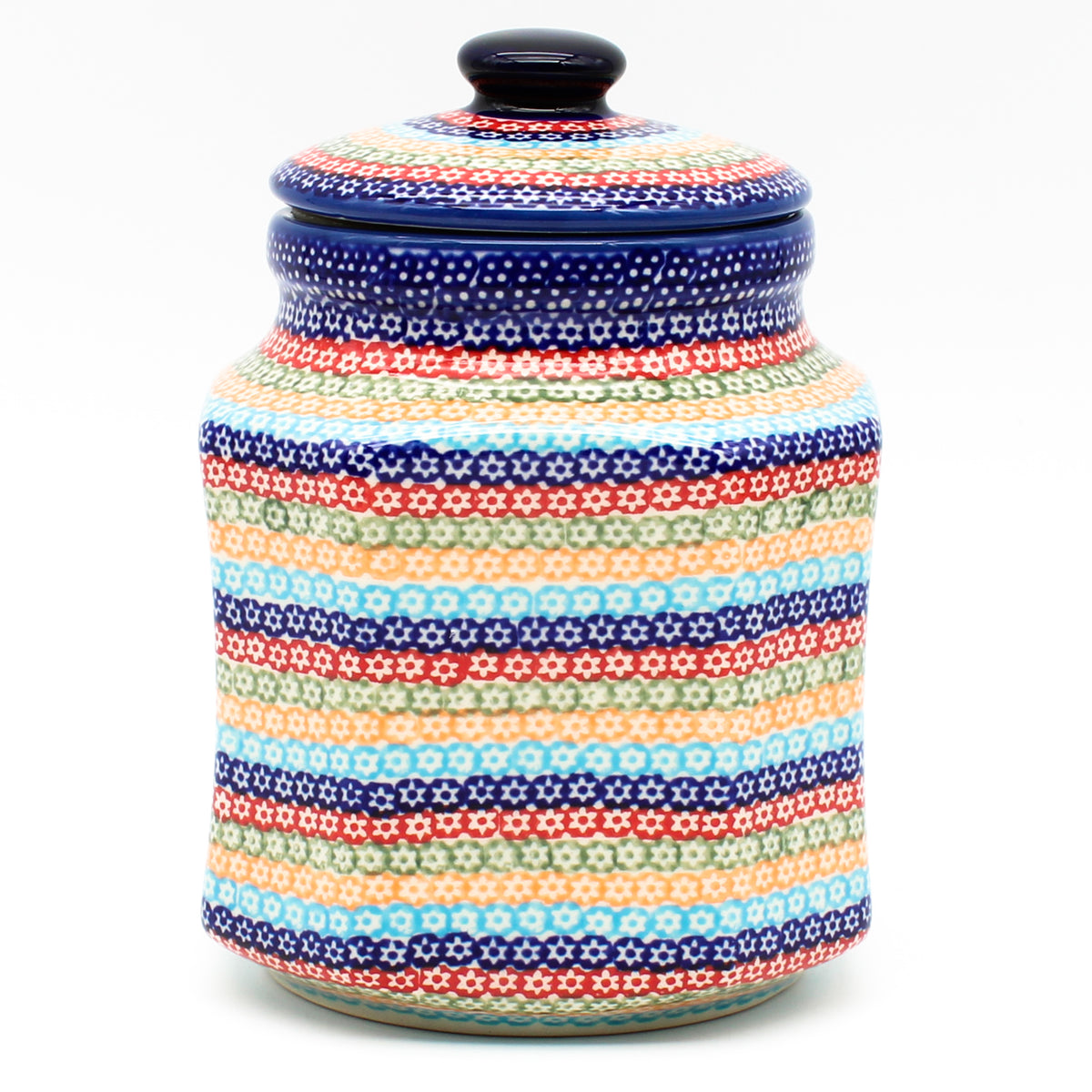 Sm Airtight Canister in Multi-Colored Flowers – Janelle Imports