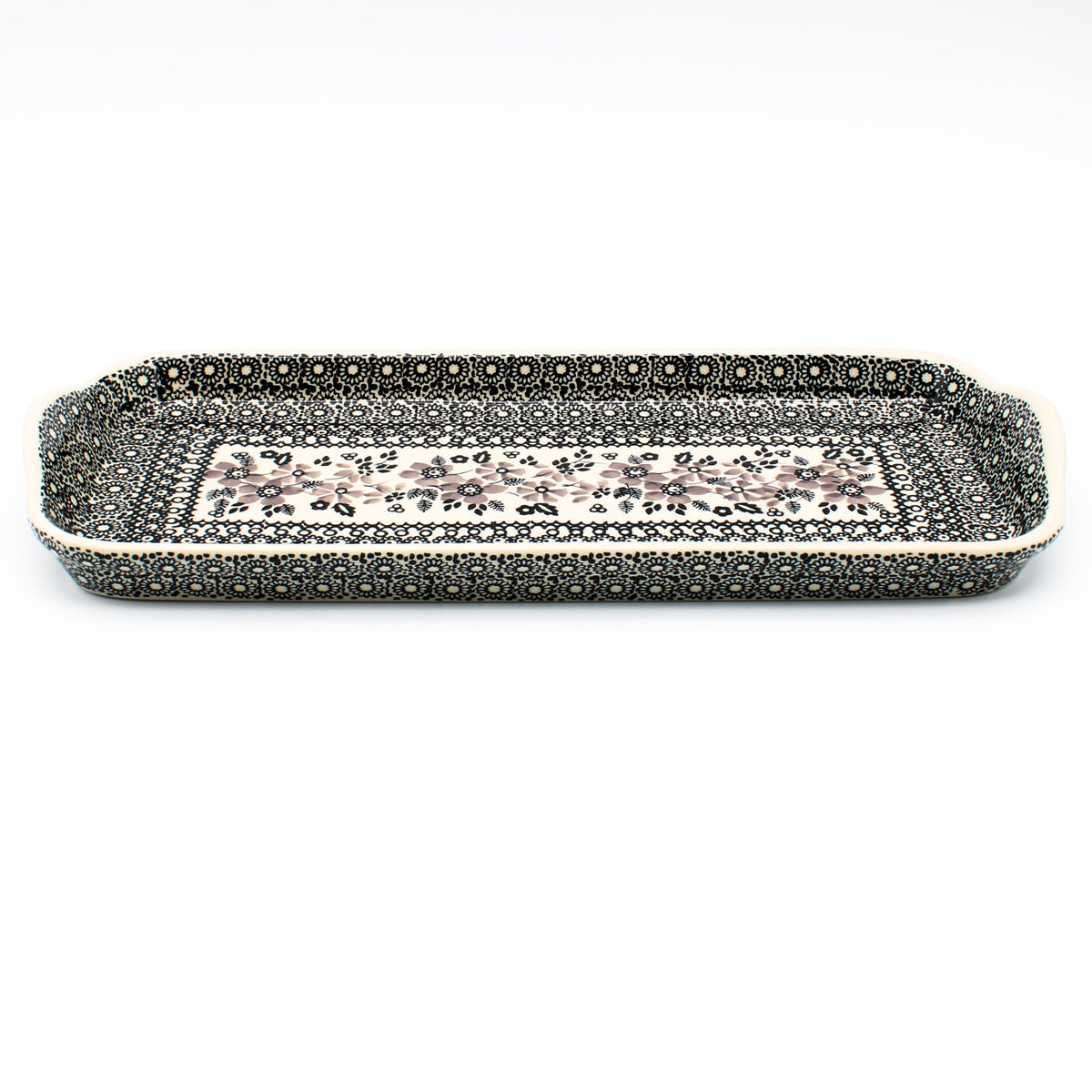 Bread Server w/Handles in Gray & Black – Janelle Imports