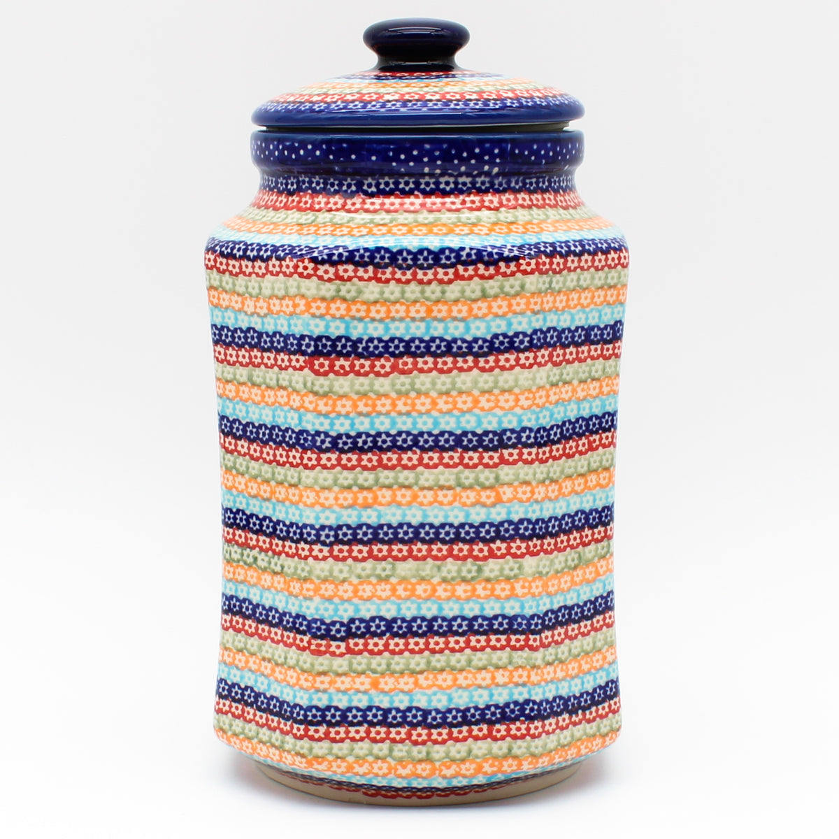 Md Airtight Canister in Multi-Colored Flowers – Janelle Imports