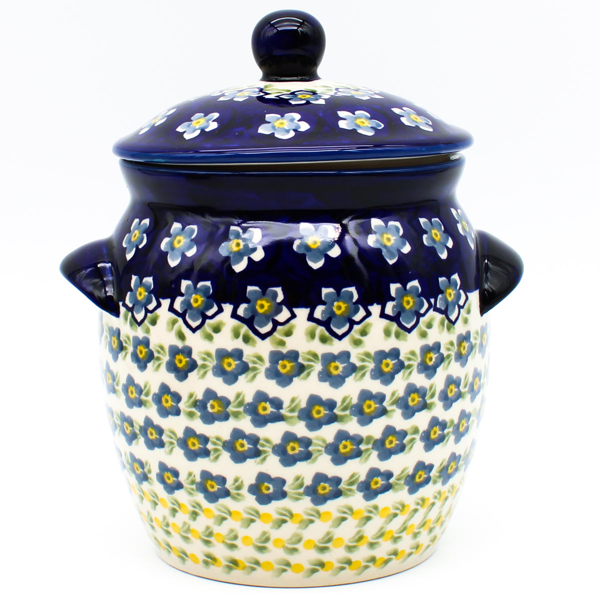 Sm Canister w/Handles in Periwinkle – Janelle Imports
