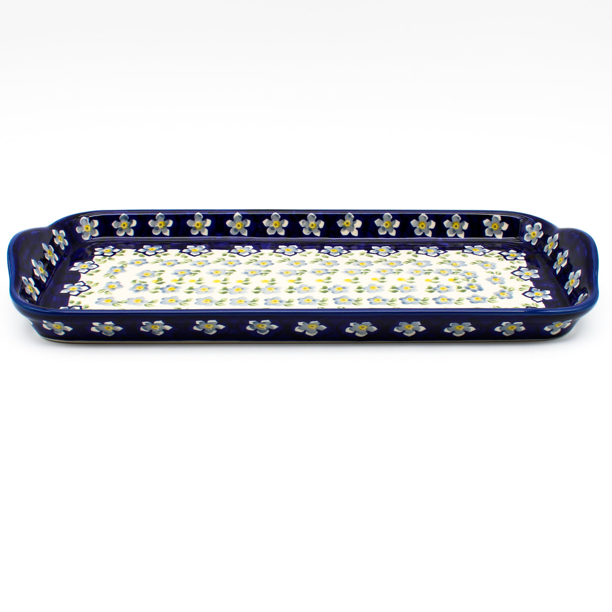 Bread Server w/Handles in Periwinkle – Janelle Imports