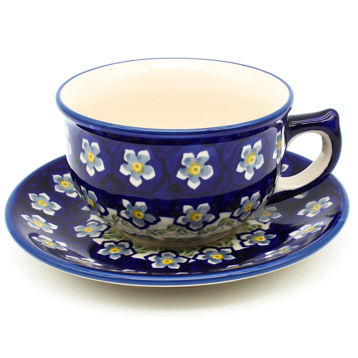 Tea Cup w/Saucer 8 oz in Periwinkle – Janelle Imports