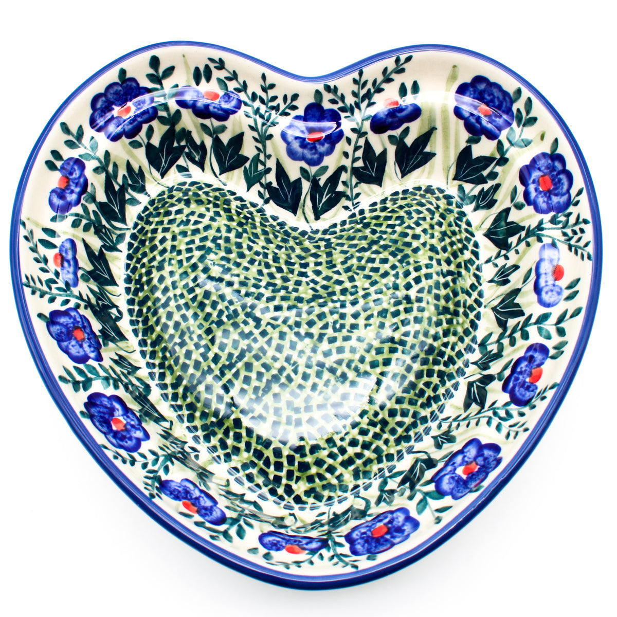 Lg Hanging Heart Dish in Gil's Blue – Janelle Imports