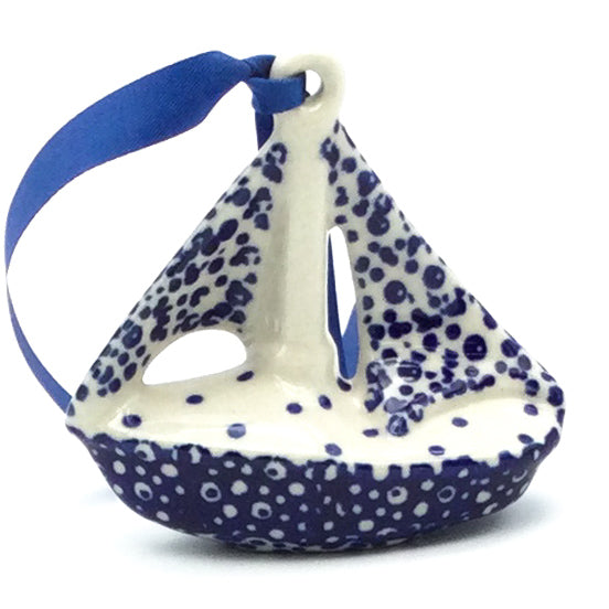 Sailboat-Ornament in Fish Scales – Janelle Imports