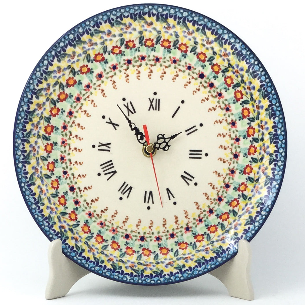 Plate Wall Clock in Country Fall – Janelle Imports